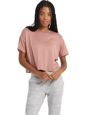 Vuori Vuori Energy T-Shirt Light Terracotta Heather