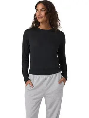 Vuori Daydream Crewneck Shirt - Black Heather