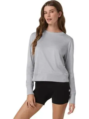 Vuori Daydream Crewneck Shirt - Light Heather Grey