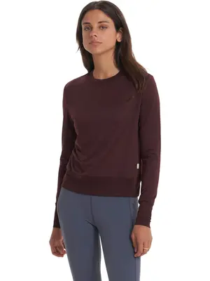 Vuori Vuori Daydream Crewneck Long Sleeve Shirt Ruby Heather