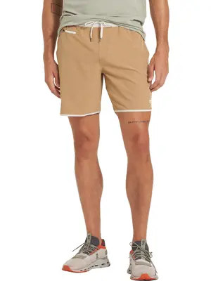 Vuori Banks Shorts Unlined 7 Wheat