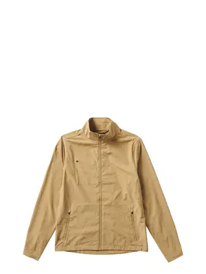 Vuori Venture Track Jacket Wheat Linen Texture