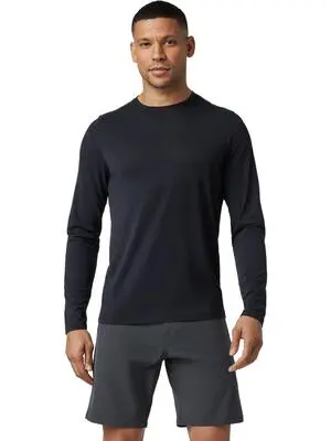 Vuori Vuori Long Sleeve Current Tech Tee Black
