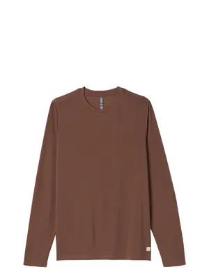Vuori Vuori Long Sleeve Current Tech Tee Clove