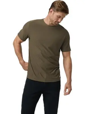 Vuori Vuori Strato Tech T-Shirt Moss Green Heather