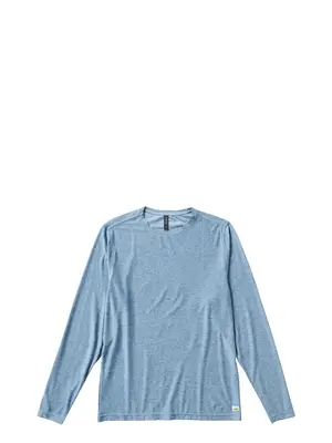 Vuori Long Sleeve Strato Tech Tee Cloud Heather