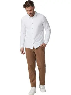 Vuori Long Sleeve Anhattan Button Down - White