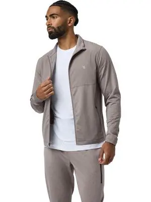 Vuori Vuori Sunday Eleent Track Jacket Mocha Heather
