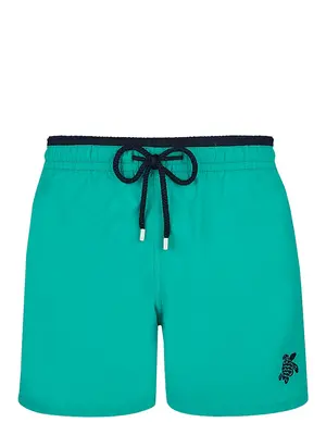 Vilebrequin Solid Tortoise 6" Swim Shorts Candy Green