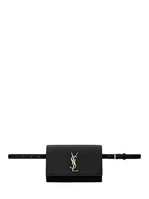 Saint Laurent Solferino Small Satchel Belt Bag - Black