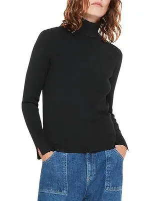 Whistles Maja Turtleneck Sweater - Black