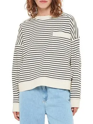 WHISTLES Patch Pocket Sweatshirt