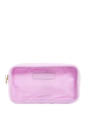 Stoney Clover Lane Stoney Clover Lane Clear Front Small Zip Pouch Grape
