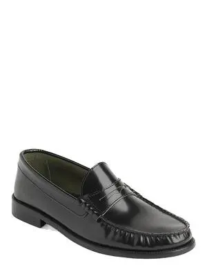 Whistles Manny Slim Loafers - Black