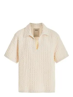 OAS OAS Jaffa Waffle-Knit Shirt