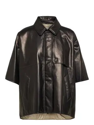 BRUNELLO CUCINELLI Brunello Cucinelli Leather Overshirt