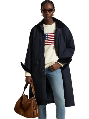 Ralph Lauren Cotton Utility Jacket Aviator Navy