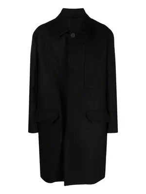 Rick Owens Jumbo Virgin Wool Single-breasted Coat - Brown