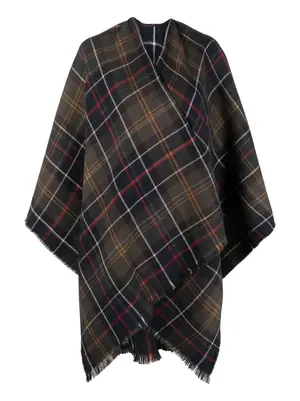 BARBOUR Montieth Check-Pattern Poncho