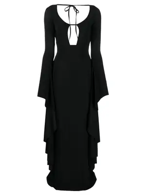 Giuseppe Di Morabito Draped Maxi Dress - Black