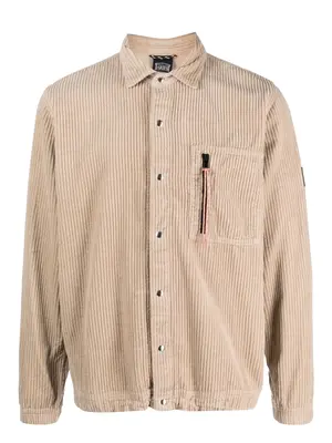 Aries Spread-collar Corduroy Jacket - Neutrals