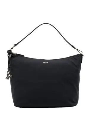 AGNÈS B. Logo-plaque Crossbody Bag - Black