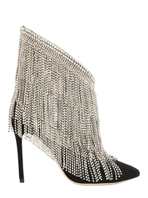 SOPHIA WEBSTER Xena Crystal-embellished Boots - Black