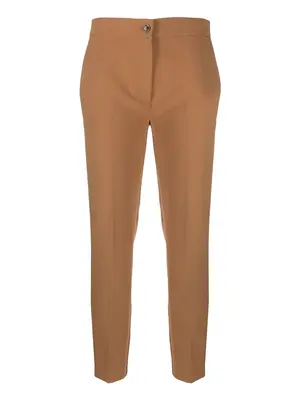 TWINSET Tailored Cigarette Trousers - Brown