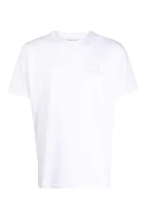 AGNÈS B. Logo-print Cotton T-shirt - White