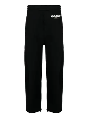 OAMC Logo-patch Track Pants - Black