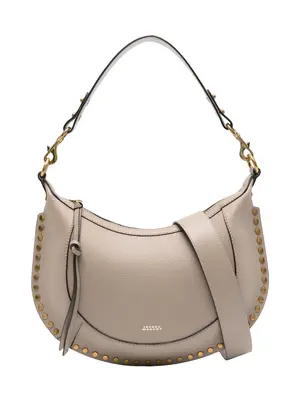 Isabel Marant Naoko Leather Cross Body Bag - Neutrals