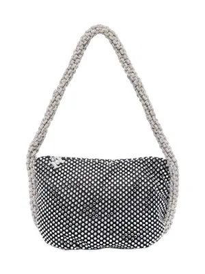 Rosantica Amelia Crystal-embellished Tote - Black