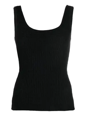 Moschino Round-neck Top - Black