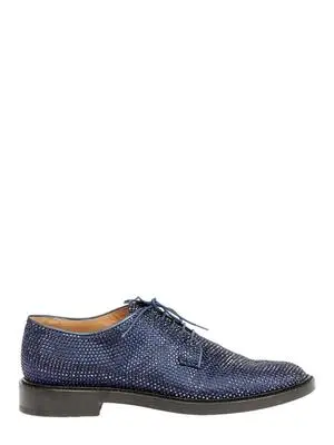 MAISON MARGIELA Tabi Rhinestone-embellished Derby Shoes - Blue