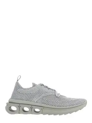 FERRAGAMO Running Lace-up Sneakers - Silver