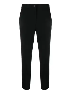 TWINSET Tailored Slim-cut Cigarette Trousers - Black