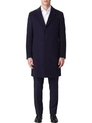 Tagliatore Tagliatore Single-Breasted Coat Blue