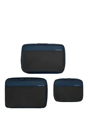 Briggs & Riley 3 Piece Carry-on Packing Cube Set - Navy