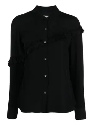 3.1 Phillip Lim Ruffled Shirt - Black