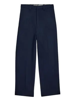 Ami Straight-leg Tailored Trousers - Blue