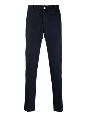 Jacob Cohen Skinny-cut Virgin Wool-blend Trousers - Blue