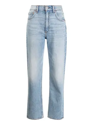 Rag & Bone Mid-rise Bootcut Jeans - Blue