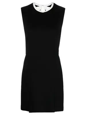 MSGM MSGM Cut-Out Detail Mini Dress Black