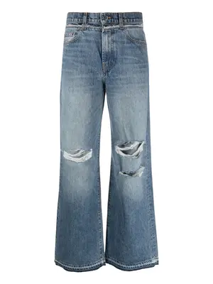 Amiri Wide-leg Jeans - Blue