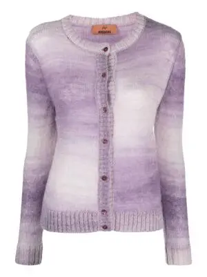 Missoni Alpaca-blend Cardigan - Purple