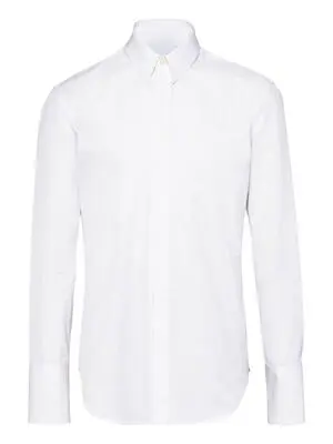 FERRAGAMO Button-down Cotton Shirt - White