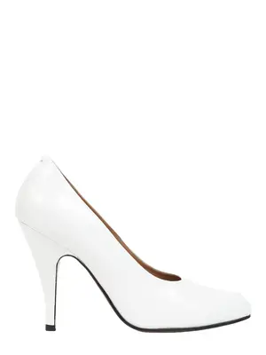 MAISON MARGIELA 110mm Tabi Patent-leather Pumps - White
