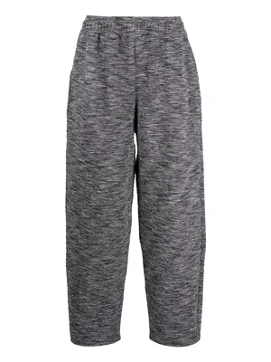 GMBH Mélange-effect Track Pants - Grey