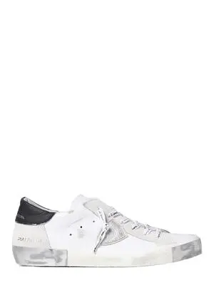 Philippe Model Philippe Model Lace Up Sneakers Silver