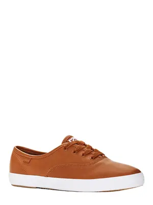 KEDS® Keds® Champion Lace-Up Sneaker Cognac
